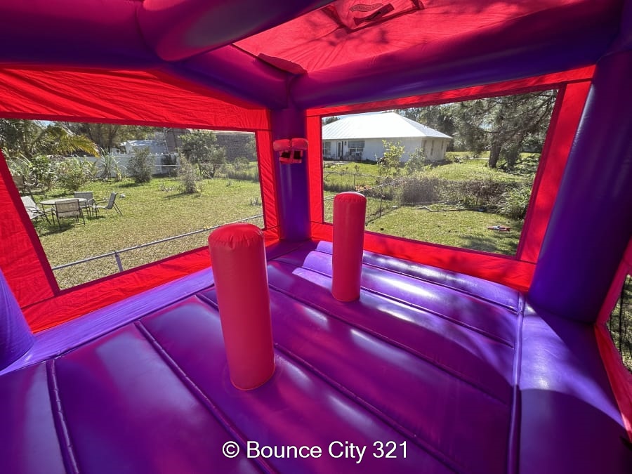 Pink Bounce House (Dry) 17LX15WX15H (1.0) (6 Nails) - Party Rentals in ...