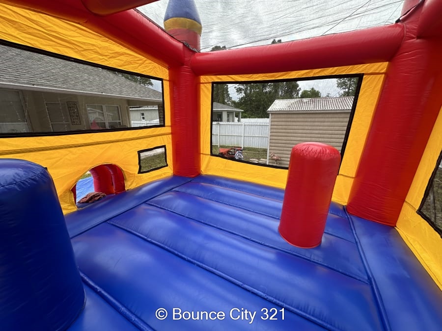 Rainbow Bounce House (Dry) 17LX15WX15H (1.5) (6 NAILS) - Party Rentals ...