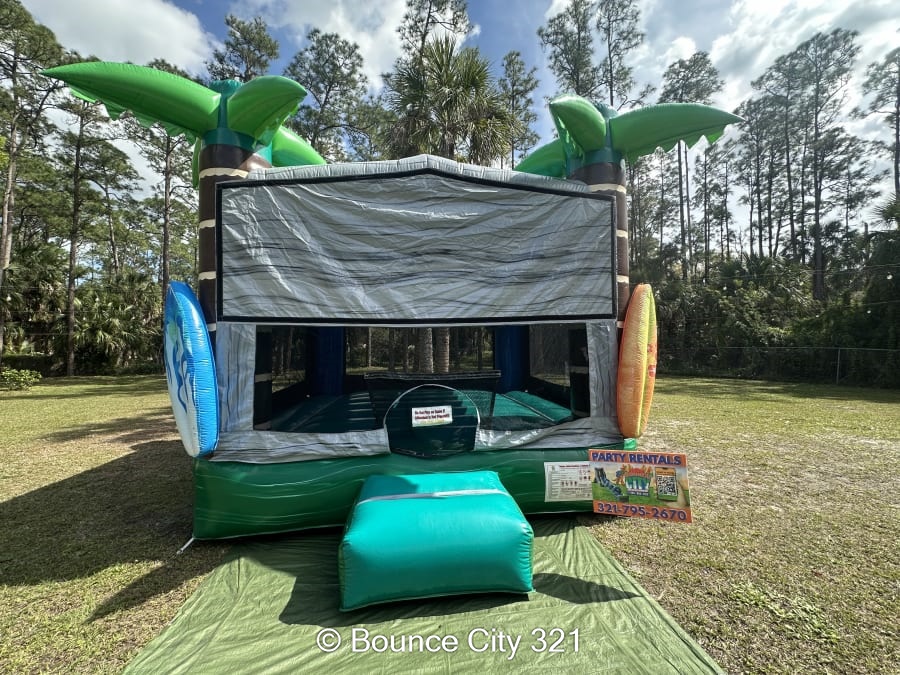 Tropical Bounce House (Dry) 17LX15WX15H (2.0) (6 NAILS) - Party Rentals ...