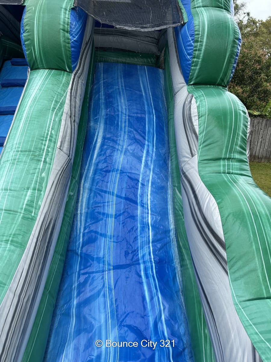 Tropical Slide 19ft SPLASH PAD (WET OR DRY) 28LX11WX19H (1.0) (8 NAILS ...