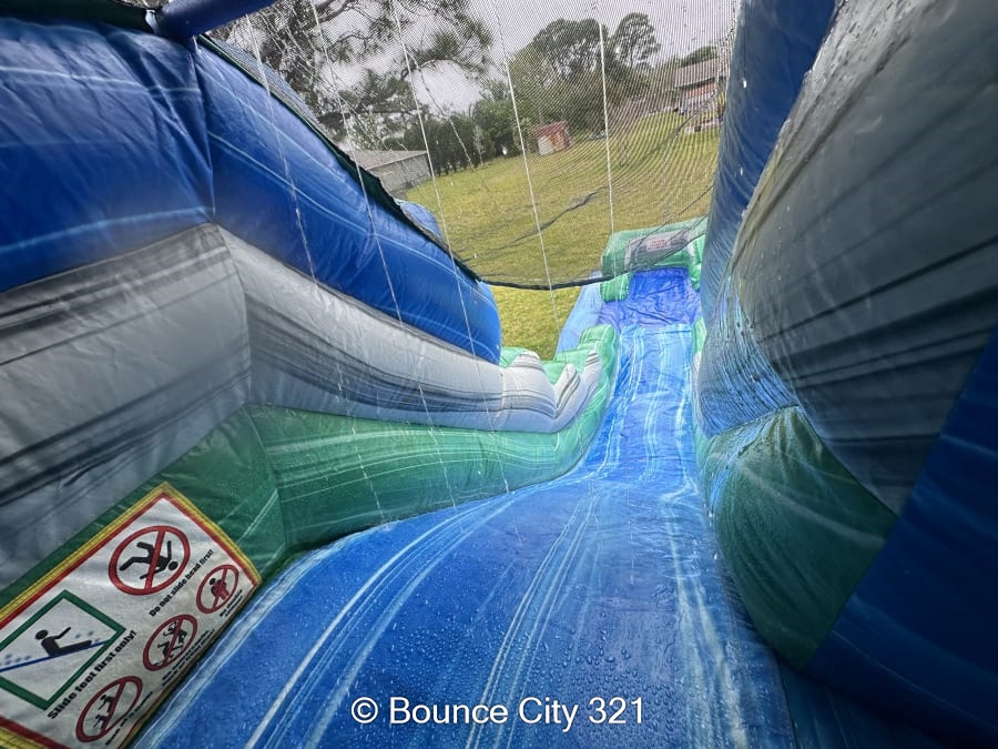 Tropical Slide 19ft SPLASH PAD (WET OR DRY) 28LX11WX19H (1.0) (8 NAILS ...